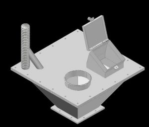 Chute 3D DWG Model for AutoCAD • Designs CAD