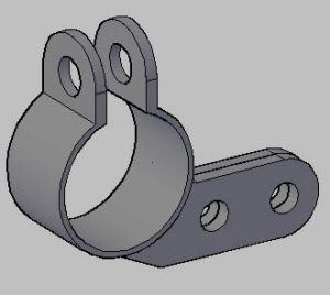 Clamp 3D DWG Model for AutoCAD • Designs CAD