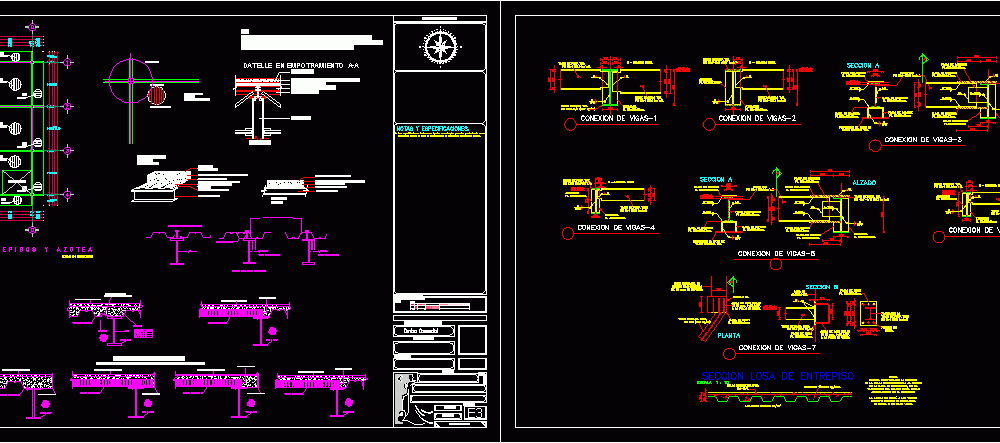 Commercial Building (Coverage Details And Unions) DWG Detail for ...
