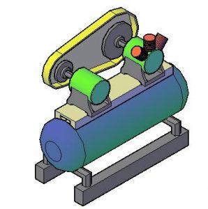Compressor 3D DWG Model for AutoCAD • Designs CAD