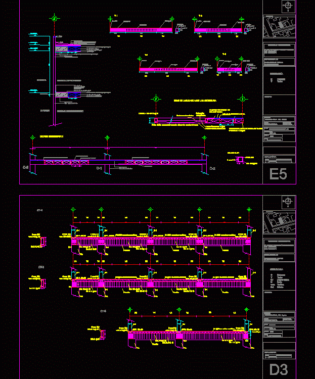 Concrete Structural Details - Cutting Facade DWG Plan for AutoCAD ...