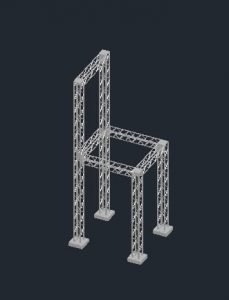 Condenser Structure DWG Block for AutoCAD • Designs CAD