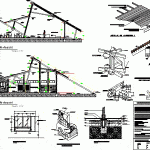 Fire Escape, Emergency Staircase DWG Detail for AutoCAD • DesignsCAD