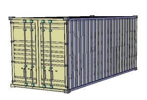Container 3D DWG Model for AutoCAD • Designs CAD