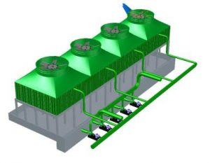 Cooling Towers 3D DWG Model for AutoCAD • Designs CAD