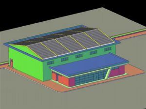 Covered Arena 3D DWG Model for AutoCAD • Designs CAD