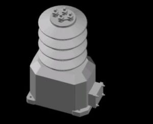 Current Transformer 33kv - 3D DWG Model for AutoCAD • Designs CAD