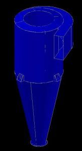 Cyclone 250m3 DWG Block for AutoCAD • Designs CAD