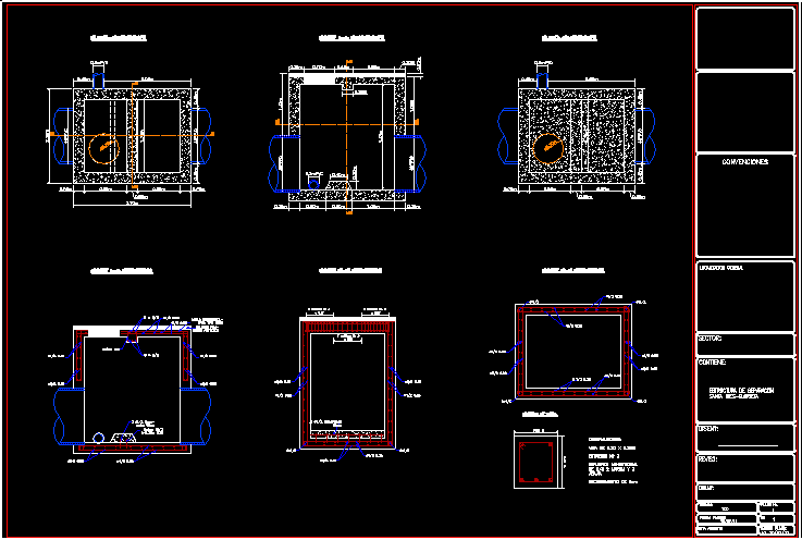 Designing A Structure Of Separation DWG Detail for AutoCAD • Designs CAD