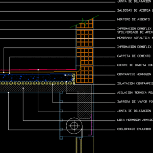Detail Roof Slab DWG Detail for AutoCAD | Designs CAD