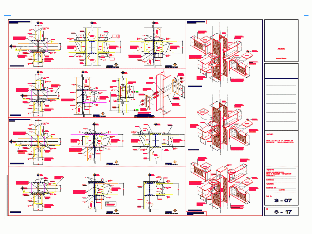 Details Anchors For Metal Structures DWG Plan for AutoCAD • Designs CAD