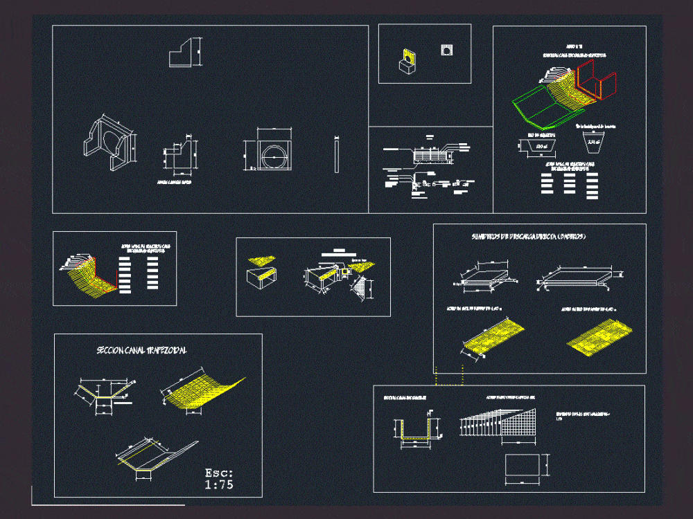 Details Head Of Sewage; Canal Keystone DWG Detail for AutoCAD • Designs CAD
