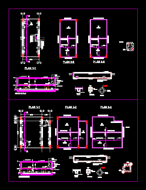Rcc Water Tank Plan And Section Drawing Cadbull Analysis Of The Patent