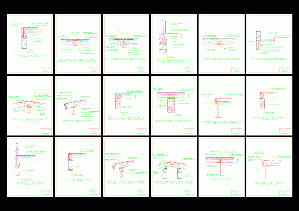 Details Of Prefabricated Materials DWG Detail for AutoCAD • Designs CAD