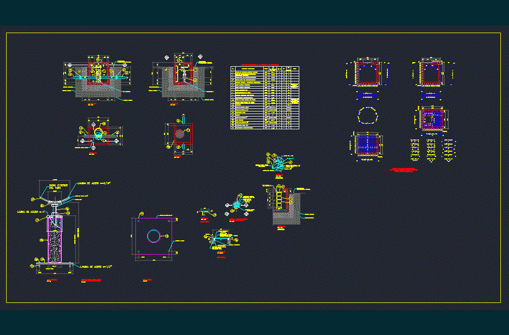 Details Tanquilla Gate Valve 6inch DWG Full Project for AutoCAD ...