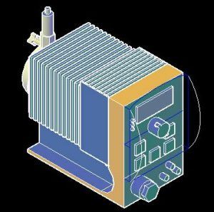 Dosing Pump DWG Block for AutoCAD • Designs CAD
