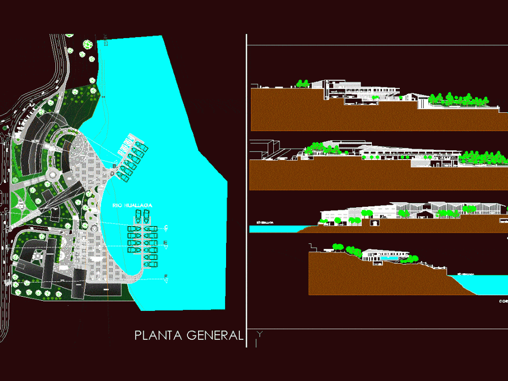 Draft Harbor Resort Commercial DWG Block for AutoCAD • Designs CAD