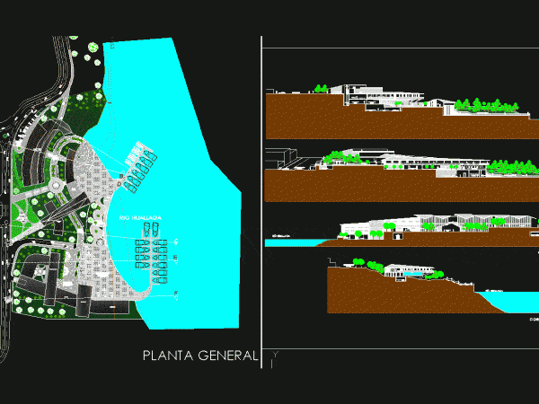 Draft Harbor Resort Commercial DWG Block for AutoCAD • Designs CAD