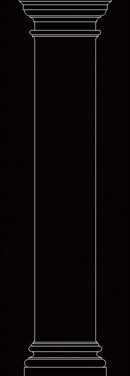 Dynamic Decorative Column DWG Block for AutoCAD • Designs CAD