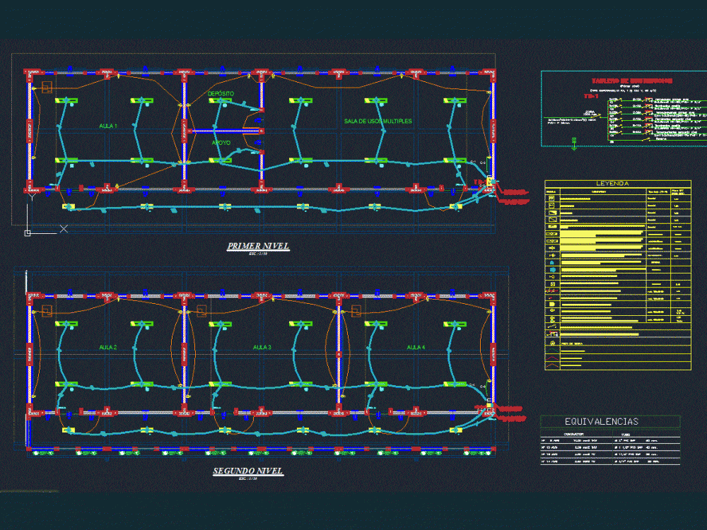 Electric Installation Electrical DWG Block for AutoCAD • Designs CAD