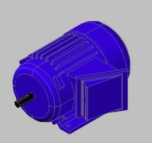Electric Motor DWG Block for AutoCAD • Designs CAD