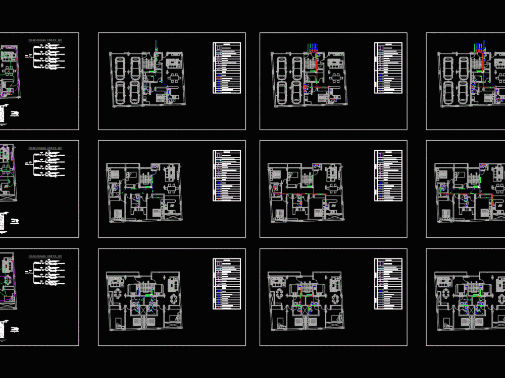 Electrical And Sanitary Installations DWG Block for AutoCAD • Designs CAD