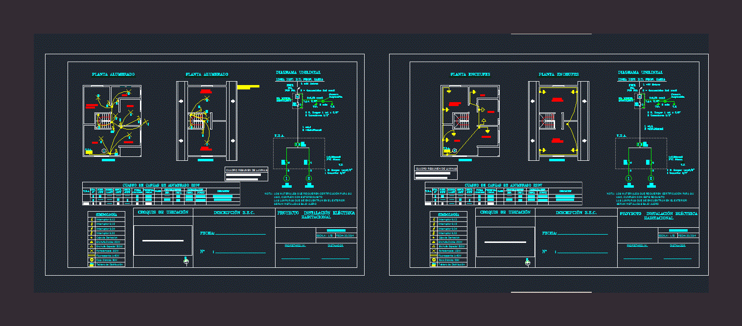 Electrical Installation House Room DWG Block for AutoCAD • Designs CAD Electrical Installation House Room DWG Block for AutoCAD • Designs CAD