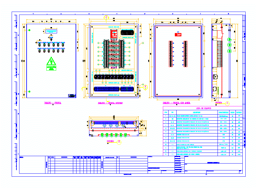Electrical Panel DWG Block For AutoCAD Designs CAD