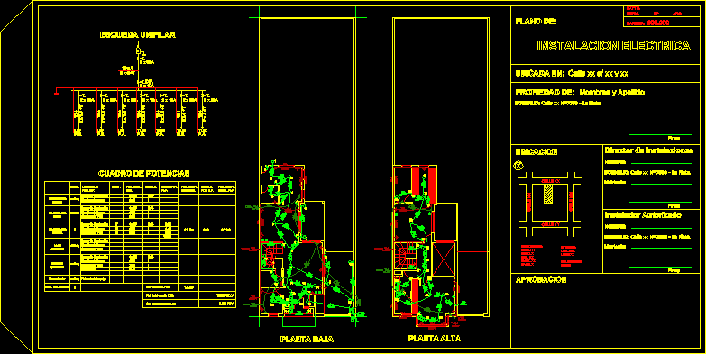 Electrical Plan Example