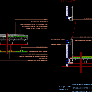 External Closed With Sandwich Panels DWG Section for AutoCAD | Designs CAD