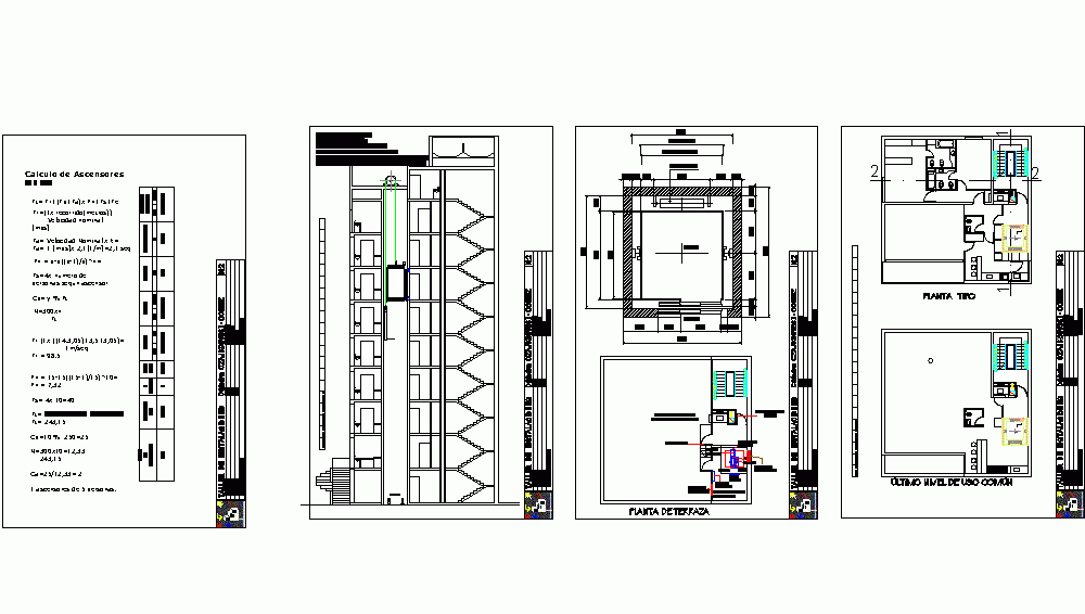 Facilities Lifts And Technical Details DWG Detail for AutoCAD • Designs CAD