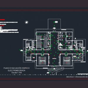 Fire Evacuation Plan DWG Plan for AutoCAD | Designs CAD