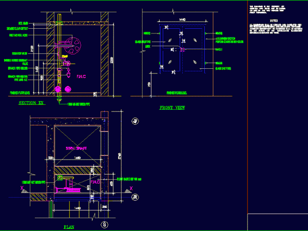 Cabinets And Fire Extinguishers Dwg Detail For Autocad