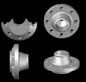 Flange 3D DWG Model for AutoCAD | DesignsCAD