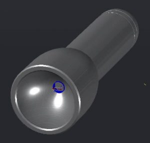 Flash Light 3D DWG Model for AutoCAD • Designs CAD