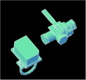 Flow Sensor X 3in DWG Block for AutoCAD • Designs CAD