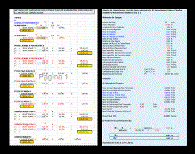 Foundation Consecutive Design XLS Excel Spreadsheet | Designs CAD