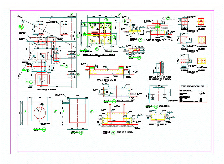 Foundation Via Filter Compressor Dry Room DWG Block for AutoCAD ...