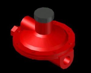Gas Regulator 3D DWG Model for AutoCAD • Designs CAD