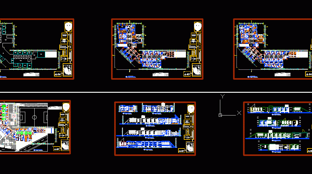 High Performance Sports Center DWG Block for AutoCAD • Designs CAD