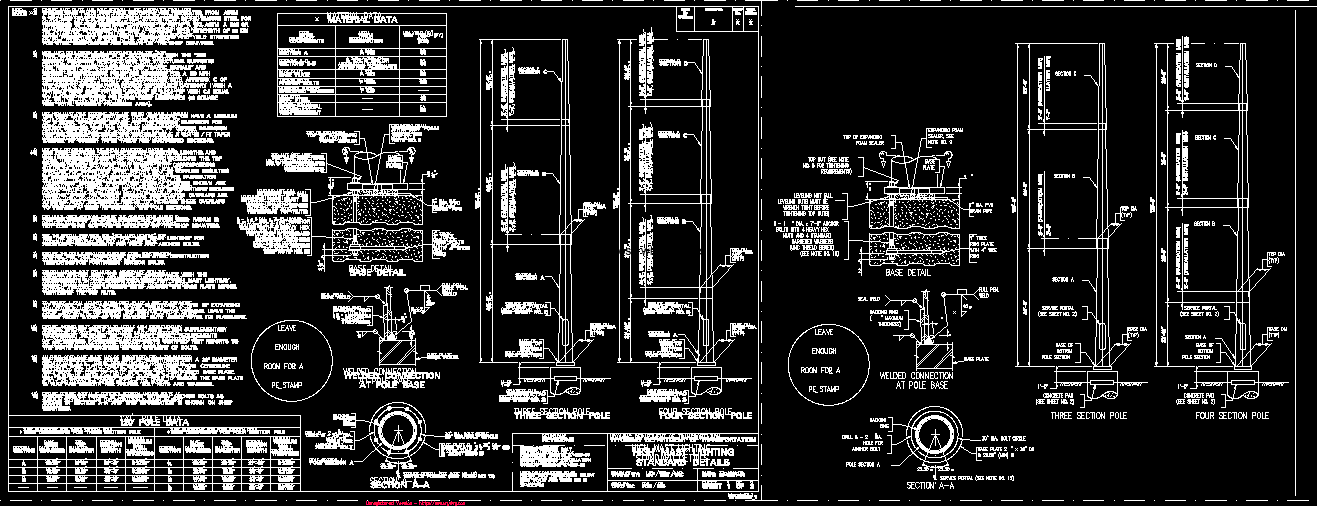 Highmast Pole Lighting, Acacia Mall, Uganda DWG Block for AutoCAD ...