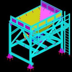 Hopper Barren 3D DWG Model for AutoCAD • Designs CAD