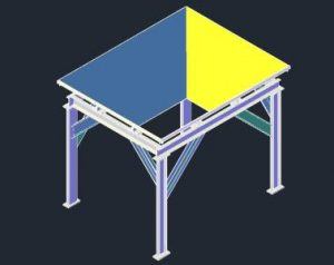 Hopper Metal Cafe DWG Block for AutoCAD • Designs CAD