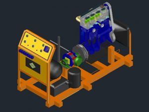 Hybrid Engine 1, Photos DWG Block for AutoCAD • Designs CAD