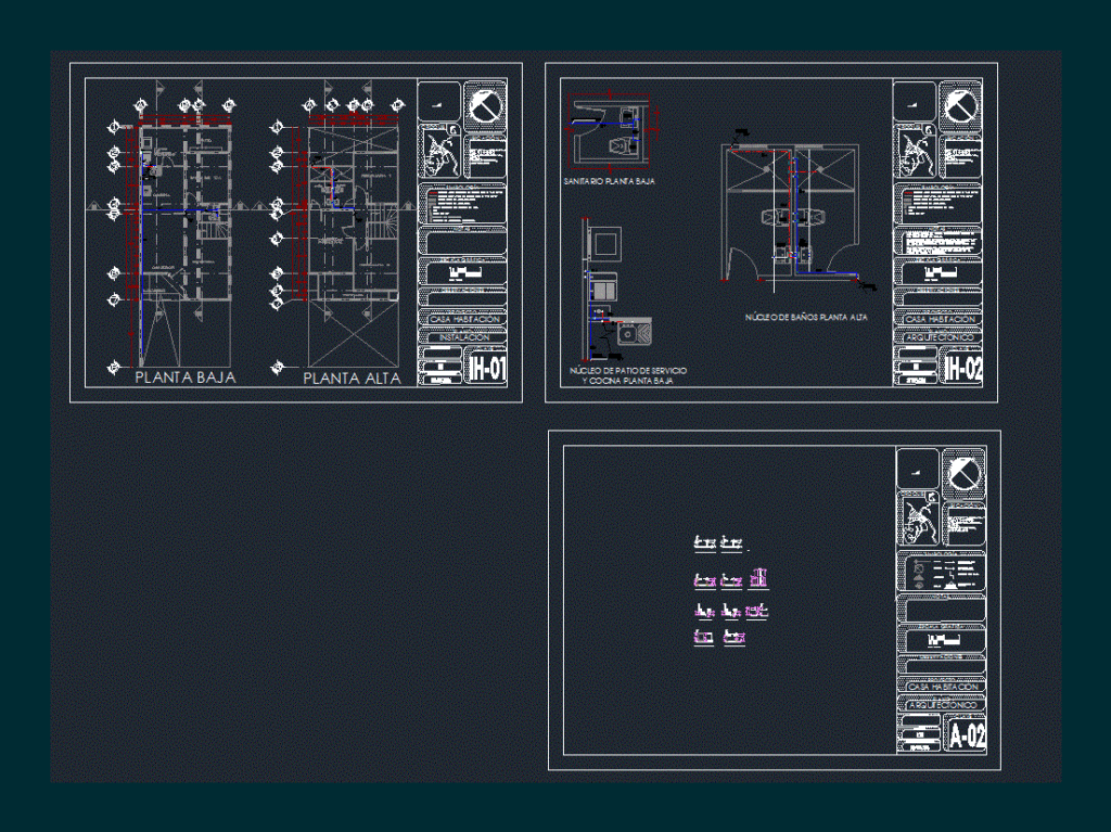 Hydraulic System House DWG Plan for AutoCAD | Designs CAD