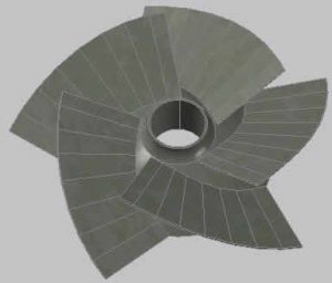 Impeller 3D DWG Model for AutoCAD | DesignsCAD