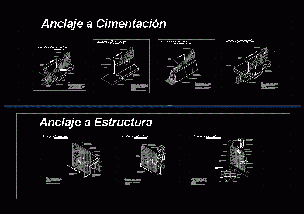 Installation Details W Panel DWG Detail for AutoCAD • Designs CAD