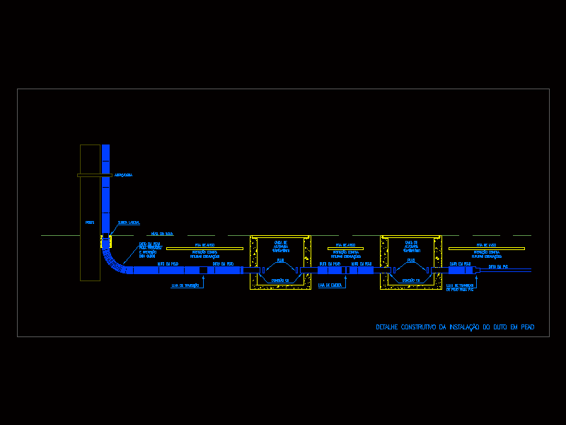 Installation Duct Hdpe DWG Detail For AutoCAD • Designs, 57% OFF