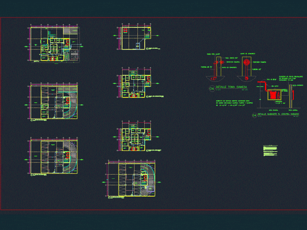 Fire Department Connection-free Cad Blocks And Cad Drawing