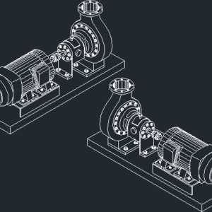 Isometric Centrifugal Pump DWG Block for AutoCAD | Designs CAD